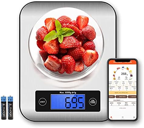Smart Food Scale , Food Weight Scale with APP Calculate Calories ...