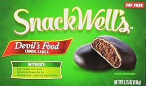 Amazon.com: SnackWell's Devil's Food Cookie Cakes, 6.75 oz (Pack 6)