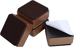 Ezprotekt 4 Pack Furniture Risers Solid Steel Bed Riser Sofa Lift,Adds ...