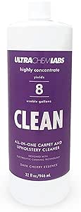 Ultra Chem Labs - Clean All-In-One Upholstery and Carpet Cleaner, Super ...