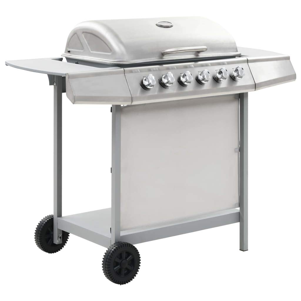 Festnight Gasgrill Grillwagen Camping Grill Outdoor Küche Servierwagen ...