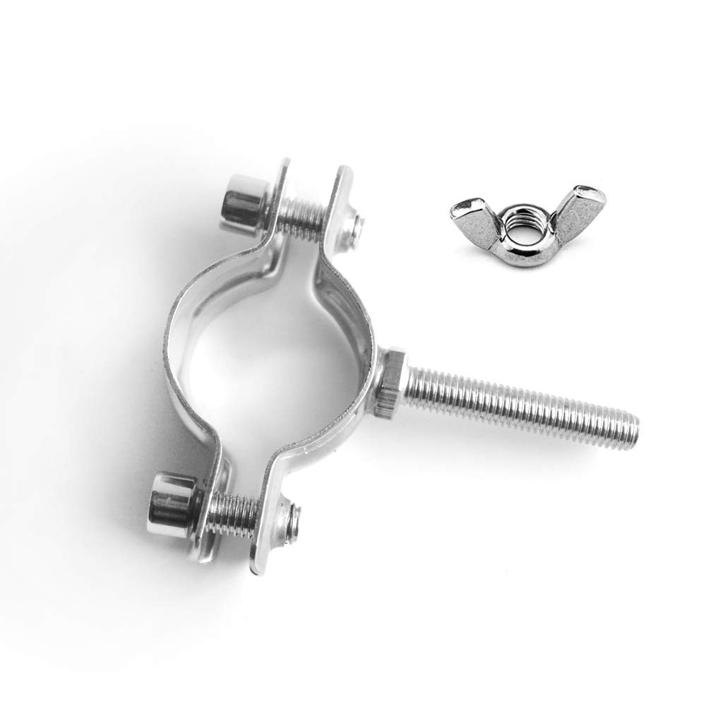 Morsetti per tubi 304# Stainless Steel M8 Thread Screw Rod Tube Pipe ...