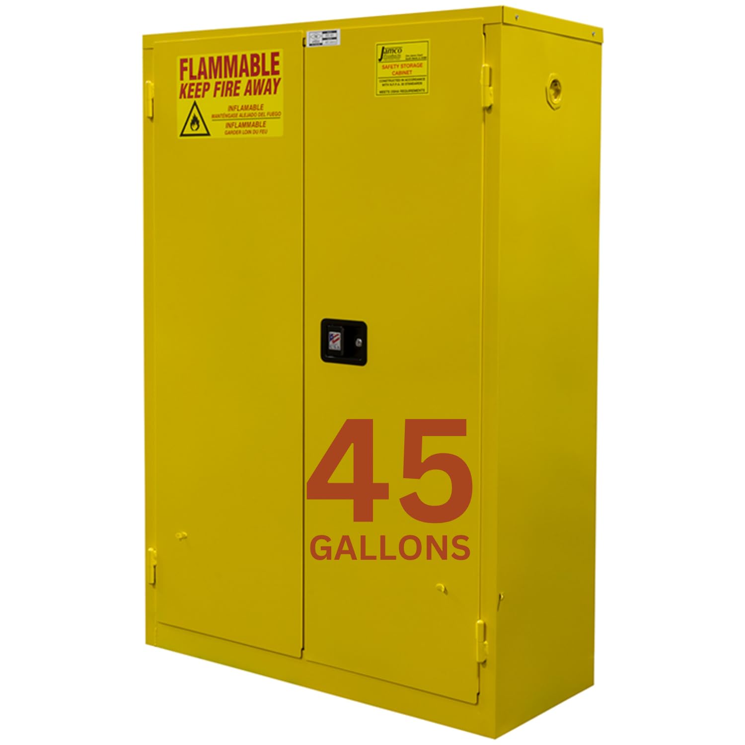 ***TRUCK/TRAILER PICKUP ONLY***Jamco 45 Gallon Flammable Safety Cabinet ...