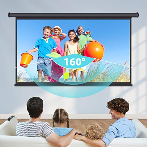 VIVOHOME 100 Inch Electric Motorized Projector Screen with Remote, 16:9 ...