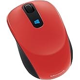 Amazon.com: Microsoft Wireless Mobile Mouse 1850 - Flame Red ...