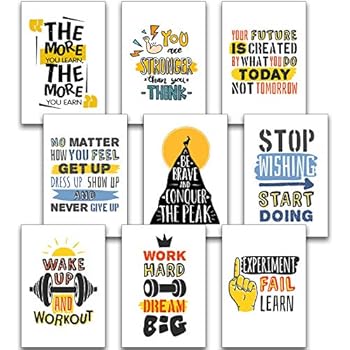 Amazon.com: Motivational Posters for Office, Room, Home, Classroom ...
