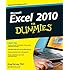 Microsoft Excel 2010 Functions & Formulas Quick Reference Guide (4-page Cheat Sheet focusing on ...