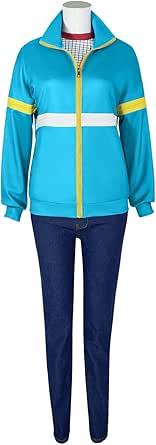 DELIHOM Season 4 Max Mayfield Cosplay Costume Zipper Jacket Hoodie Coat ...