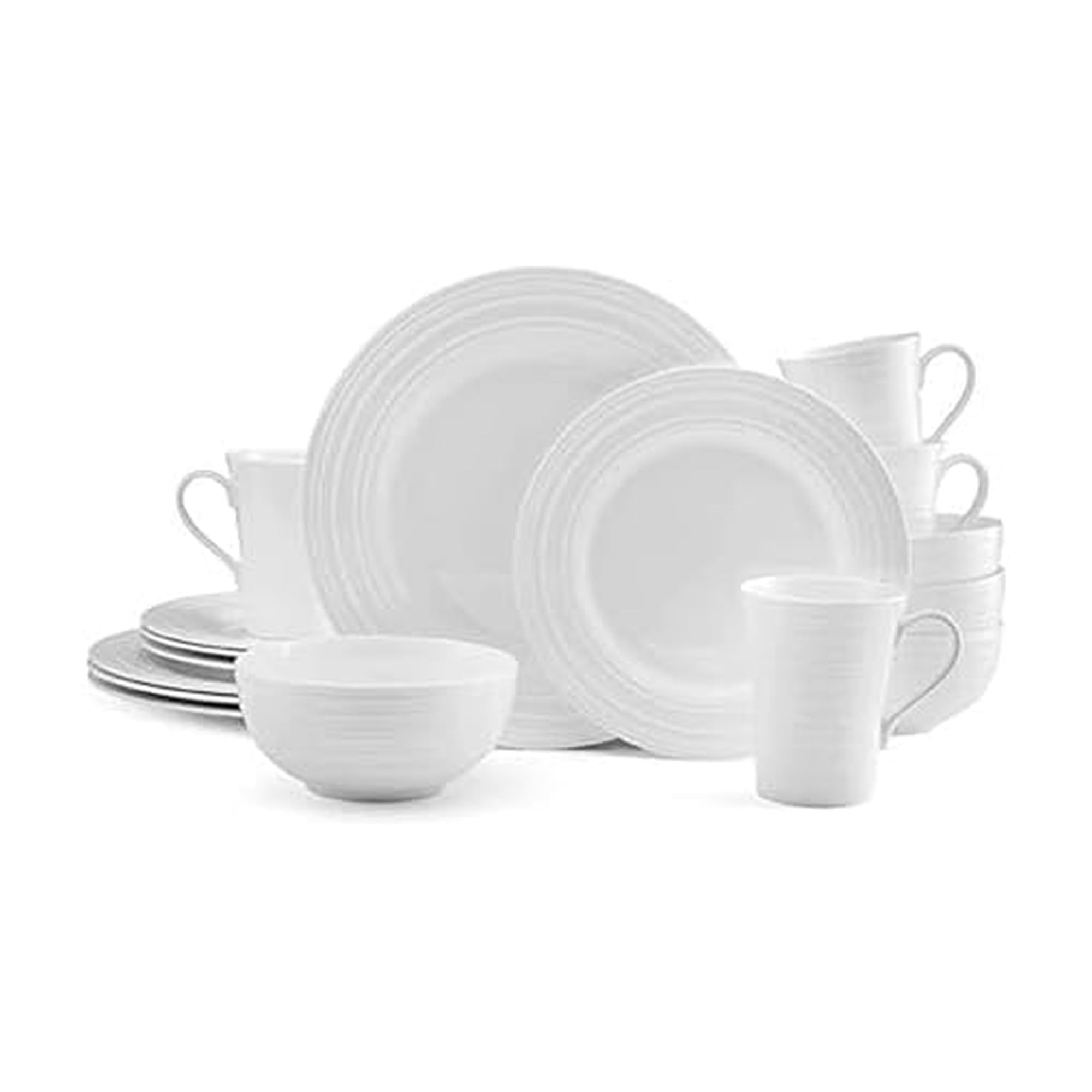 Mikasa Ciara 16 Piece Bone China Dinnerware Set, Service for 4 ...