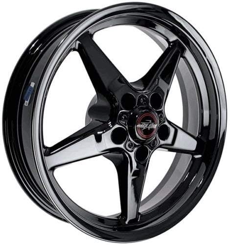 Amazon.com: Race Star Wheels 92 Drag Star Dark Star Black Chrome 17x4.5 ...