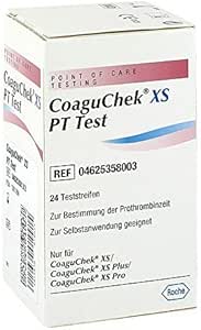 COAGUCHEK XS PT Test 24 St Test strip by Coaguchek: Amazon.ca: Health ...