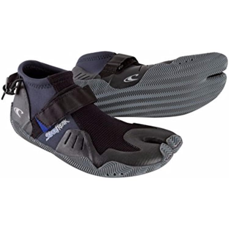Split Toe Shoes FCS SP2 Reef Boots - Black Surf Booties 9 Size With ...