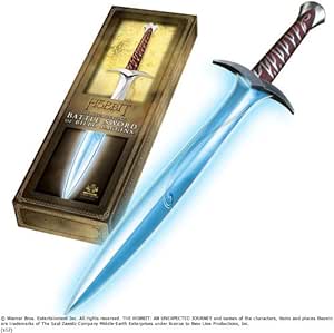 Amazon.com: Hobbit Sting Sword FX Illuminating Glows Blue Bilbo Baggins : Toys & Games