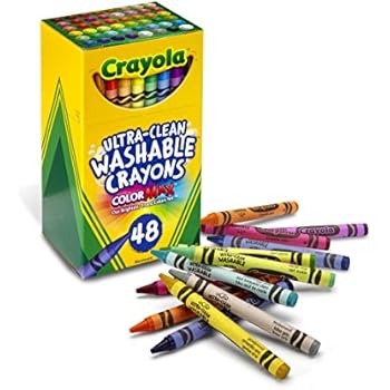 Amazon.com: Crayola Ultra Clean Washable Color Max Crayons, Standard ...