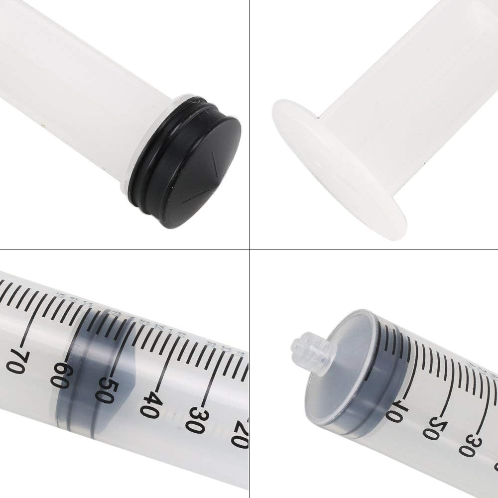 ManYee Large Syringe Plastic Syringe 100ml with Tubing 80cm Reusable ...