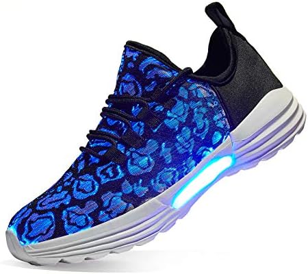 DIYJTS LED Light Up Shoes for Men Women, Fiber Optic Shoes Luminous ...