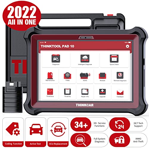 thinktool pad10 Bi-Directional Diagnostic Scan Tool, All Systems Full ...