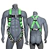 AFP Universal Full-Body Fall Protection Safety Harness w/ 3 D-Rings and ...