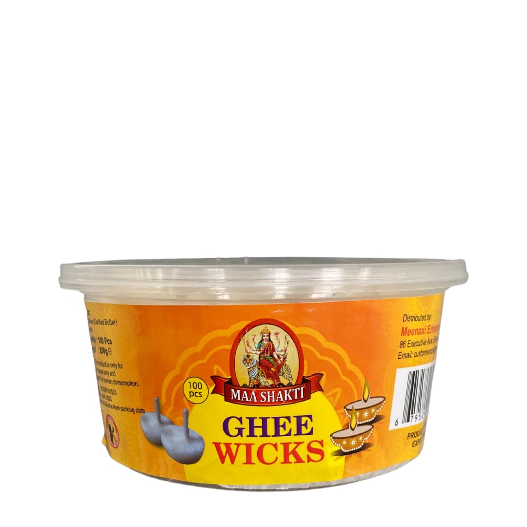 Pure Ghee Wicks for Pooja at Home and Mandir - Readymade Vanaspati Ghee ...