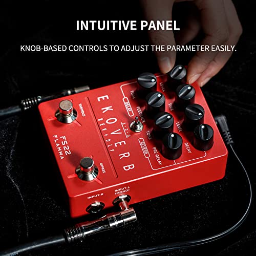 FLAMMA FS22 Stereo Delay & Reverb Combo Effects Pedal Ambient Guitar ...