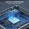 Mini PC Intel 10th i7-10710U Mini Computers 16GB RAM 512GB M.2 2280 SSD ...