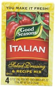 Amazon.com : Good Seasons Italian Dressing & Recipe Mix (0.7 oz Packets ...