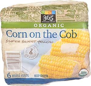 365 Everyday Value, Organic Mini Corn on the Cob, Super Sweet Yellow, 6 ...