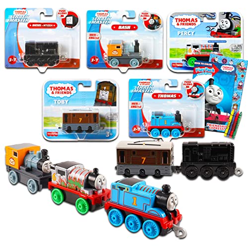 Thomas The Train and Friends Trains Set - 5 Pc Bundle Featuring Thomas ...