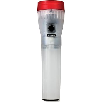 Life Gear LED Flashlight with Glow Handle, Emergency Flasher and ...