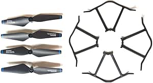 Amazon.com: DEERC D10 Spare Parts for D10 RC Drone Include 4 Blades 4 ...