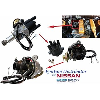 Amazon.com: Ignition Distributor Fit Nissan Navara D21 Vanette C22 ...
