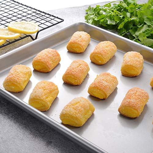 JOHO BAKING Sheet Pans Cookie Sheets, Baking Sheet for Oven Nonstick ...