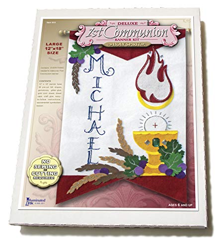 First Communion Banner Kit - 12 x 18 - Holy Spirit - Want It All