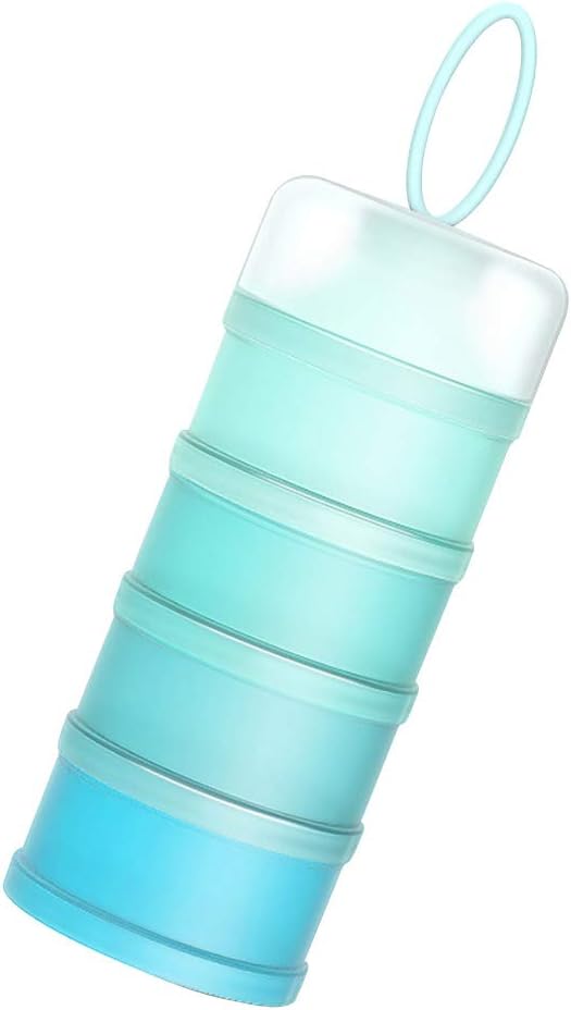 Queta Portable Infant Baby Powder Milk Dispenser, Stackable Boxes, 4 ...