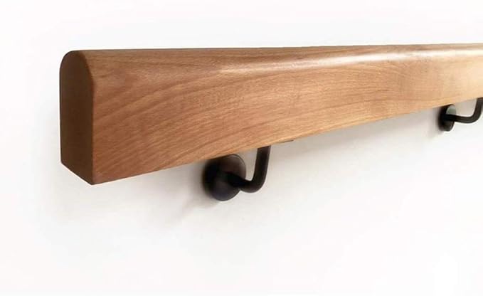 Amazon.com: CMMC Non-Slip Wood Handrails for Indoor Stairs ...
