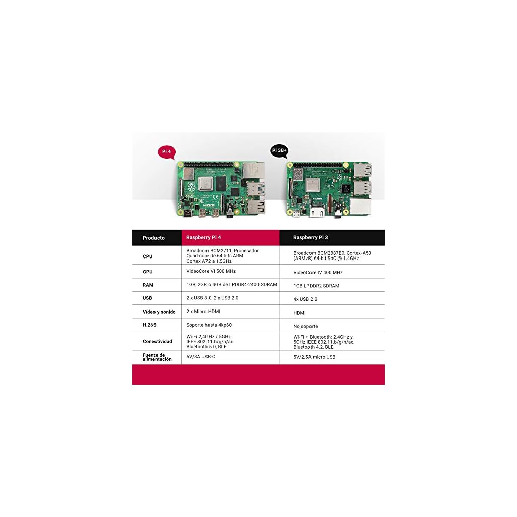 LABISTS-Raspberry-Pi-4-Model-B-Kit-de-2-GB-con-SD-de-32GB-Clase-10 ...