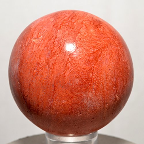 Buy Large 59mm Orange Red Jasper Sphere Snake Skin Jasper Ball ...