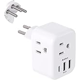 Amazon.com: 2 Pack Switzerland Travel Plug Adapter, Swiss Outlet ...