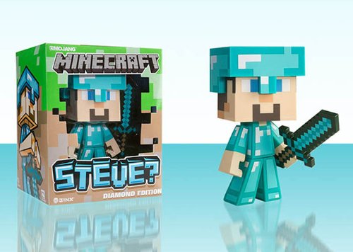 Купить Minecraft Diamond Steve Vinyl в интернет-магазине Amazon с ...
