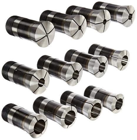 Hardinge 16C 12 Piece Round Smooth Collet Set, Size Range from 1/4" to ...
