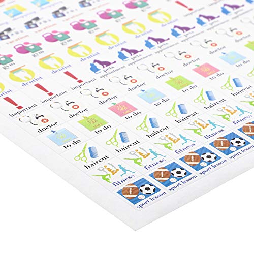 Juvale Calendar Reminder Stickers for Planner (1440 Count) | Pricepulse