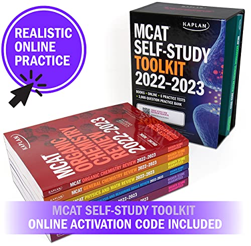 MCAT Self-Study Toolkit 2022-2023: Books + Online + 6 Practice Tests ...