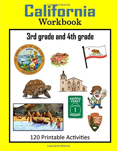 California Workbook (3rd grade and 4th grade): Mahoney, C ...