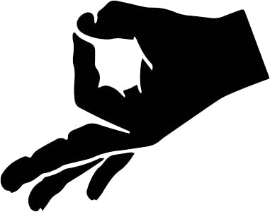 Amazon.com: World Design Gotcha Hand Sign Notebook Car Laptop 5.5 ...