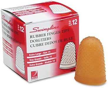Amazon.com : Swingline : Rubber Finger Pads, 7/8 Open End Inside ...