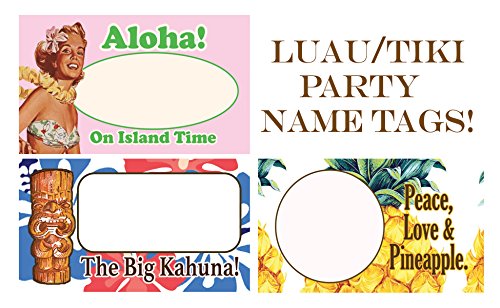 Buy Luau/Tiki Name Tags. Island Style Tags That Ignite Conversation. 3 ...