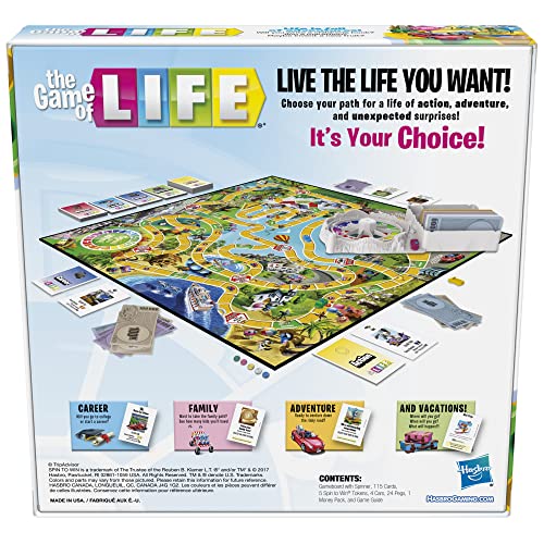 Hasbro The Game of Life Board, Ages 8 & Up (Amazon Exclusive) | Pricepulse