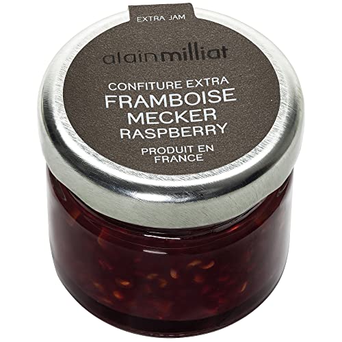 Alain Milliat Raspberry Jam Minis, 1 Oz Jar (48 Glass Jars per Case) in ...