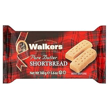 Walkers Shortbread Fingers 160g - Pack of 6: Amazon.com: Grocery ...