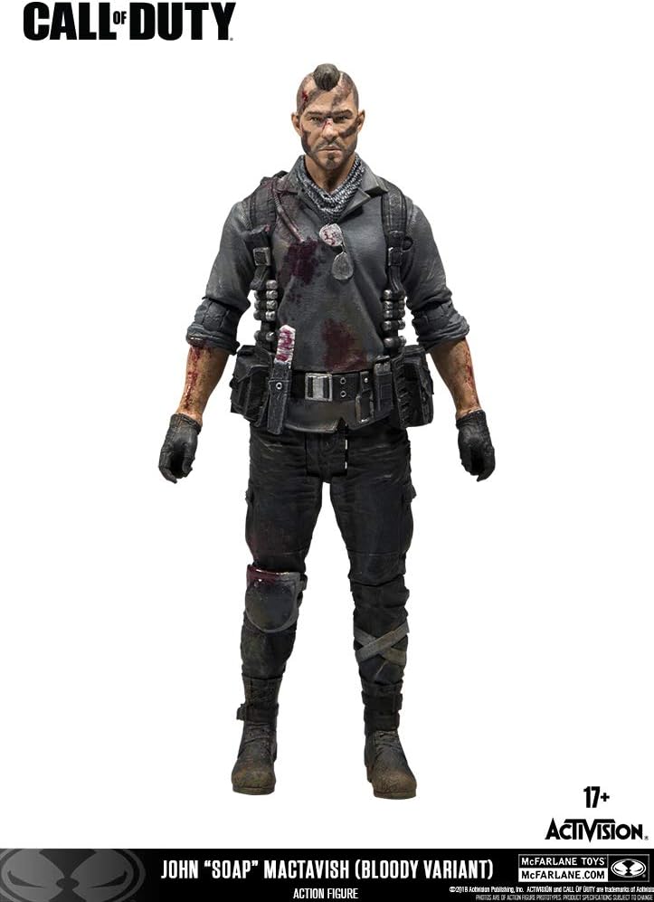 Call of Duty Action Figure John ‘Soap’ MacTavish Variant Exclusive incl ...
